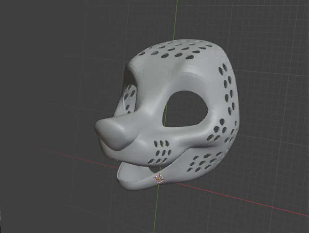 Canine Fursuit Headbase - Toony - Free 3D Print Model - MakerWorld