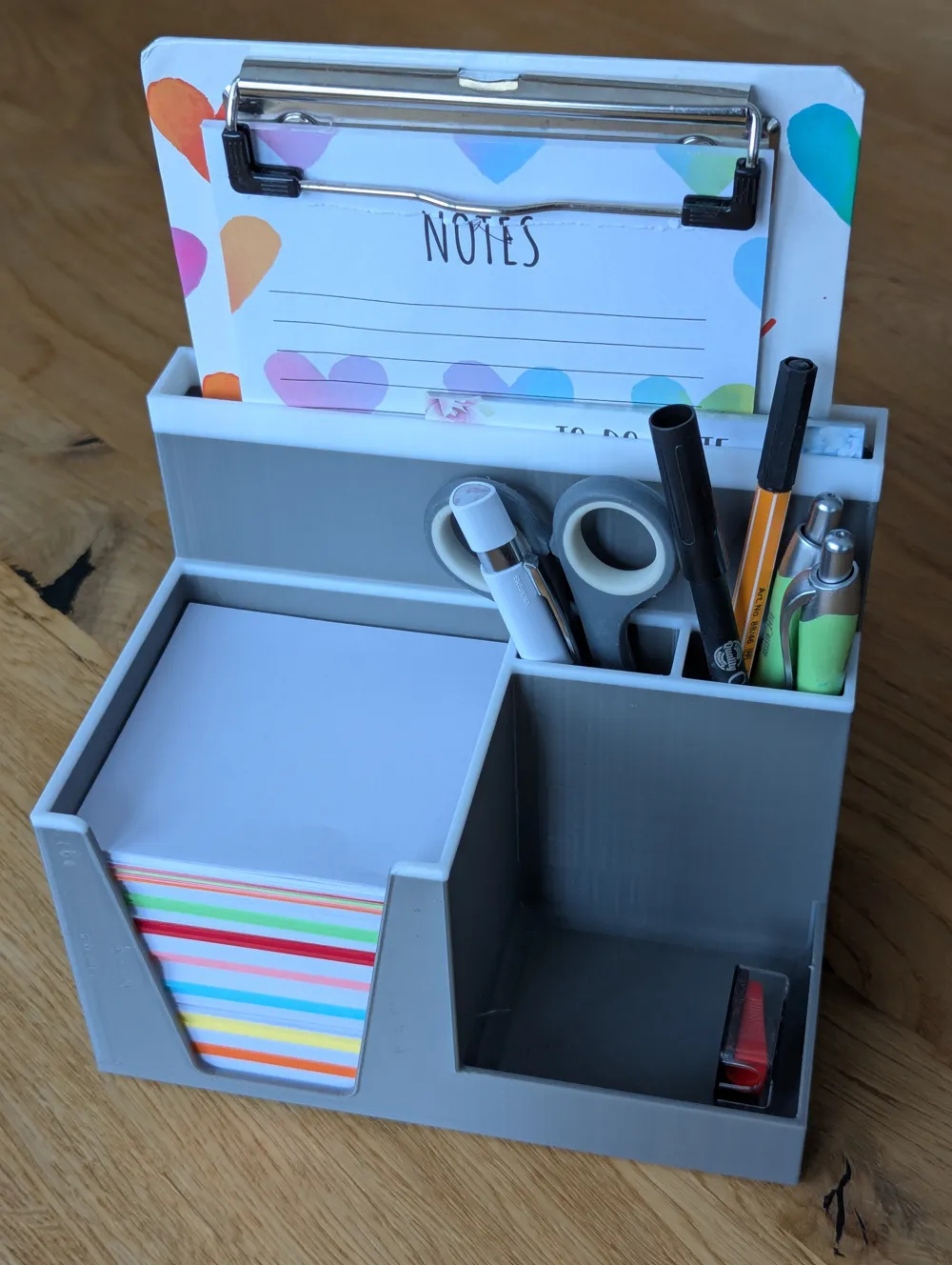 Modern Multi-Compartment Desk Organizer - Free 3D Print Model - MakerWorld