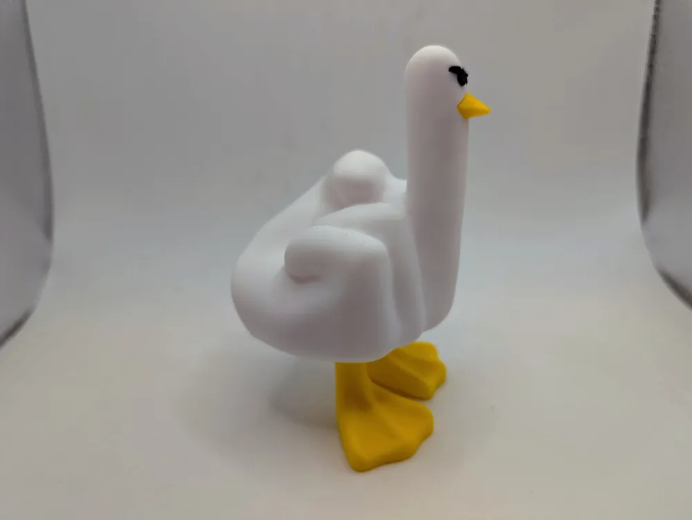 The middle finger duck - Free 3D Print Model - MakerWorld