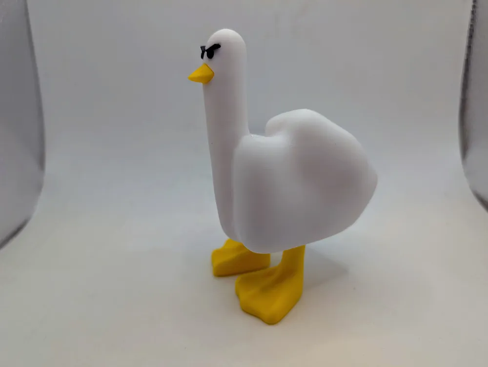 The middle finger duck - Free 3D Print Model - MakerWorld