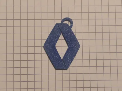 renault keychain - Free 3D Print Model - MakerWorld