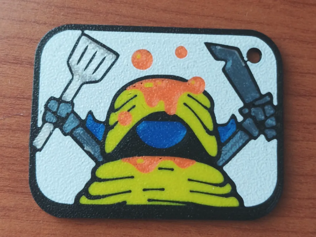 Clash Royale Mini Pekka Emote Keychain - Free 3D Print Model - MakerWorld