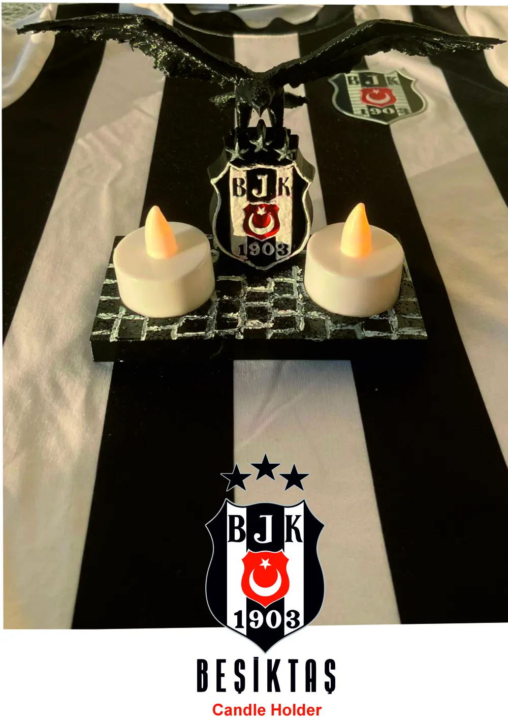 BESIKTAS CANDLE by Orkun ONAT MakerWorld: Download Free 3D Models