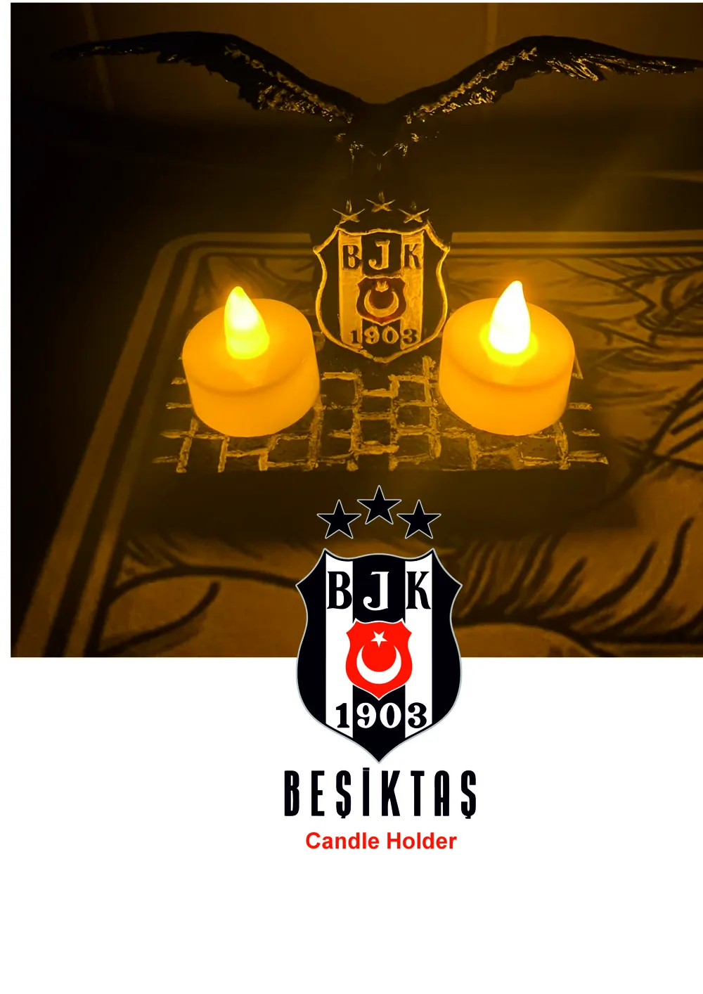 BESIKTAS CANDLE by Orkun ONAT MakerWorld: Download Free 3D Models