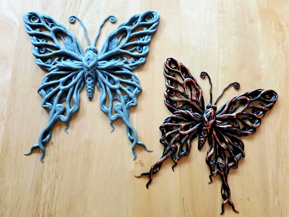 Elegant Butterfly - Free 3D Print Model - MakerWorld
