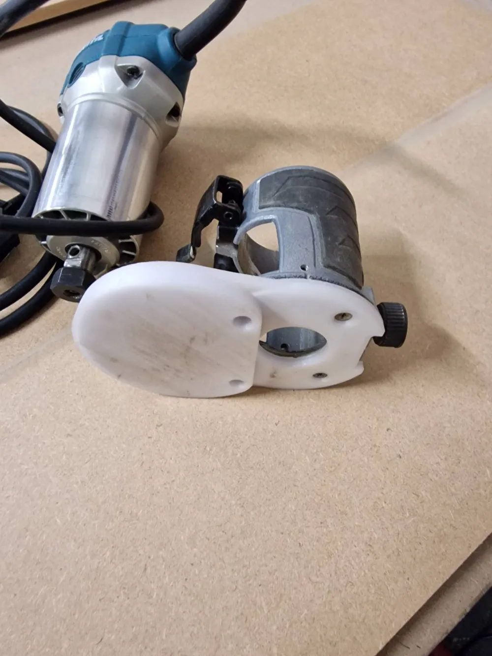 Makita Trimmer Stepped Base Plate - Free 3D Print Model - MakerWorld