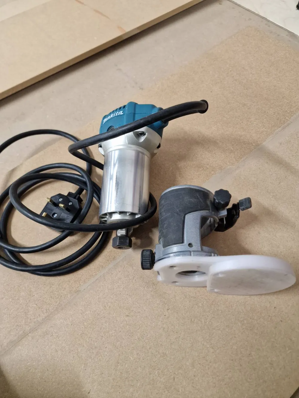 Makita Trimmer Stepped Base Plate - Free 3D Print Model - MakerWorld