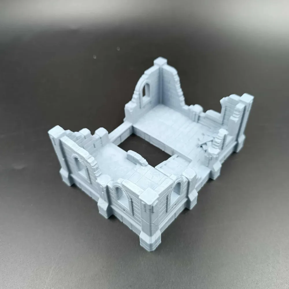 DnD Ruins Scenery - Old Ruined House - RPG - TTRPG - Free 3D Print ...