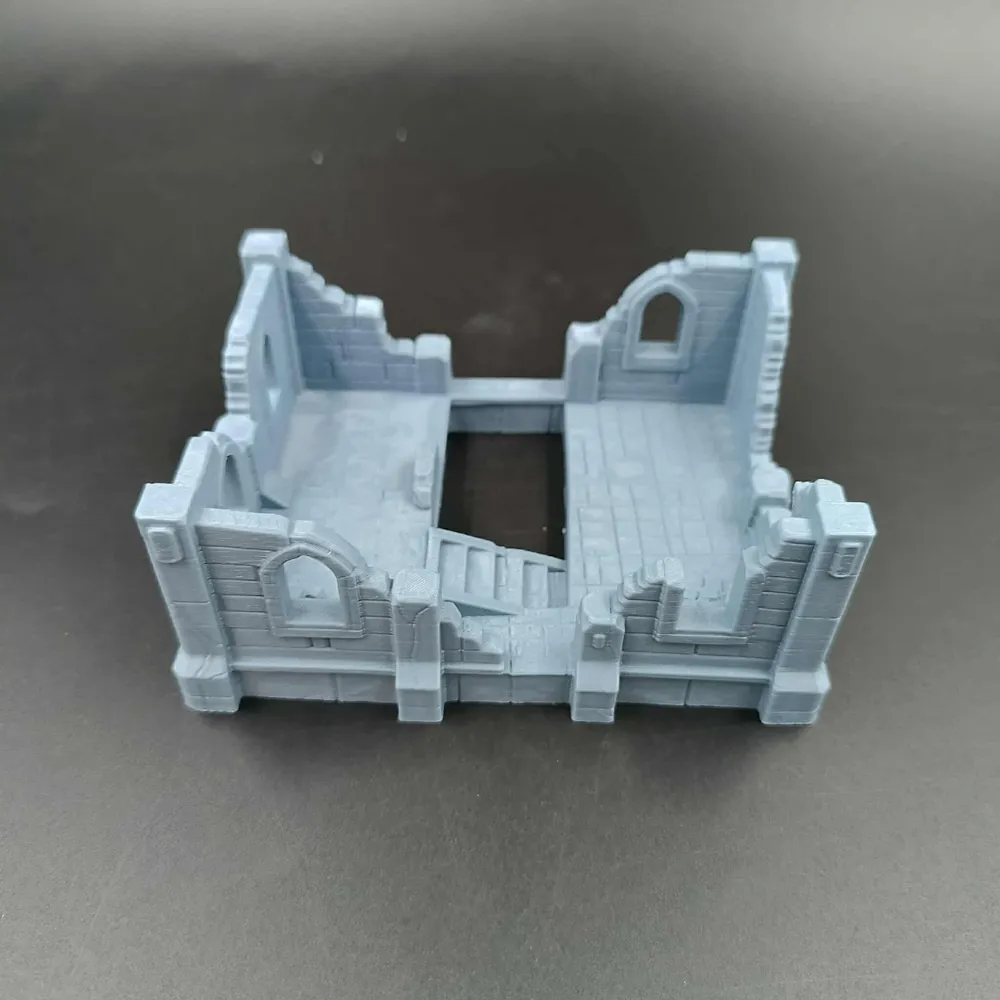 DnD Ruins Scenery - Old Ruined House - RPG - TTRPG - Free 3D Print ...