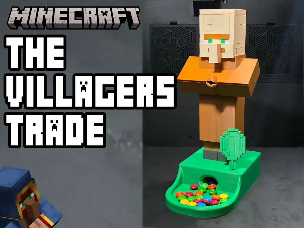 The Villagers Trade - Minecraft Candy Dispenser by TheBluCosmonaut ...