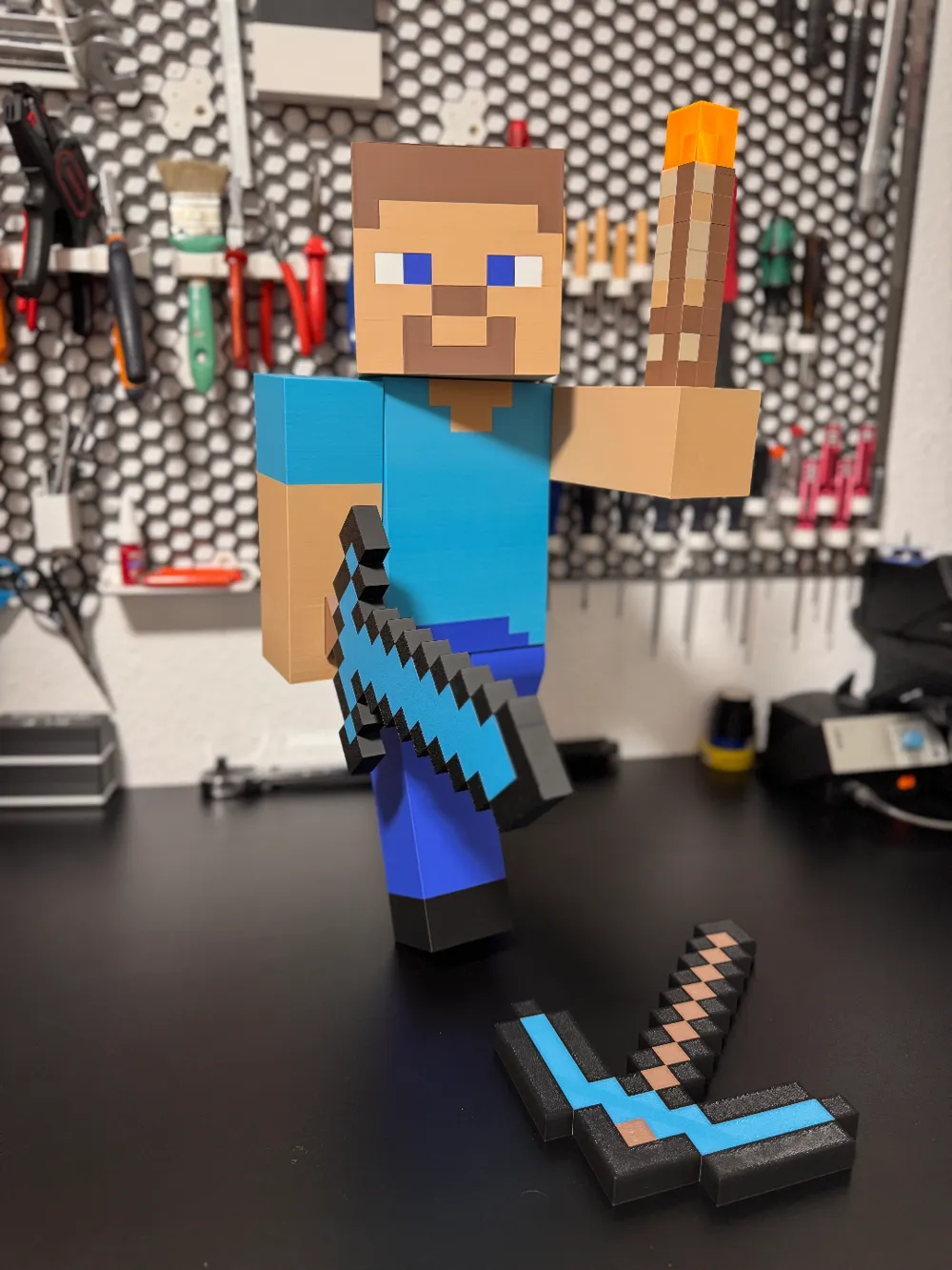 Gran Steve de Minecraft por Haix3D MakerWorld: Descarga Modelos 3D ...