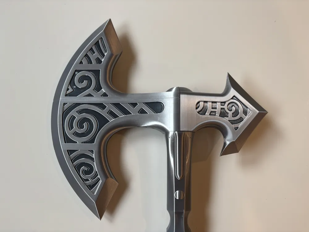 Skyrim Steel War Axe by JaykMakes MakerWorld: Download Free 3D Models