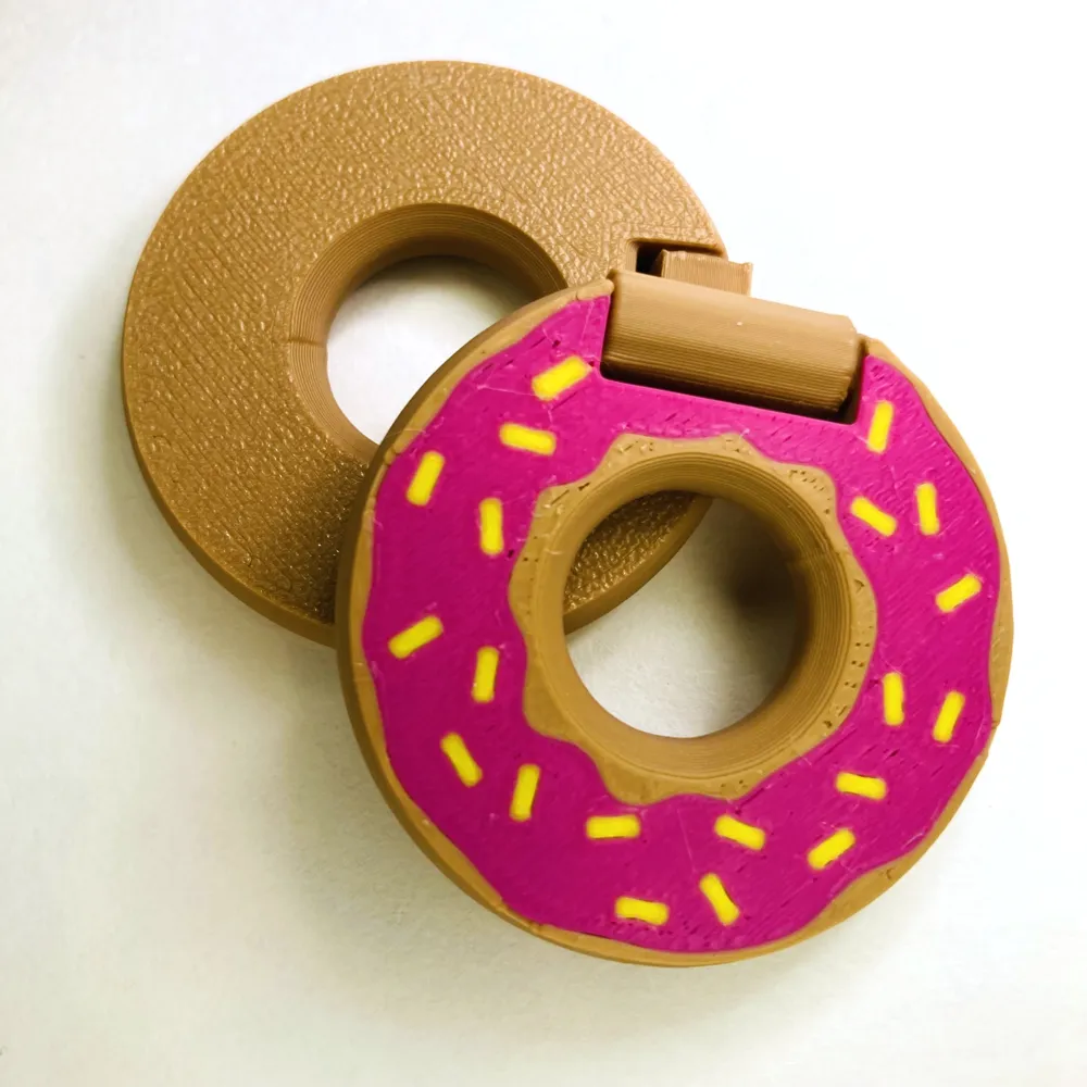 Donut Flip and Slide Fidget, 45 min Print in Place by SpacedOut ...