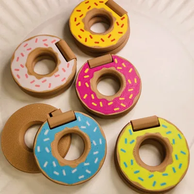 Donut Flip and Slide Fidget, 45 min Print in Place by SpacedOut ...