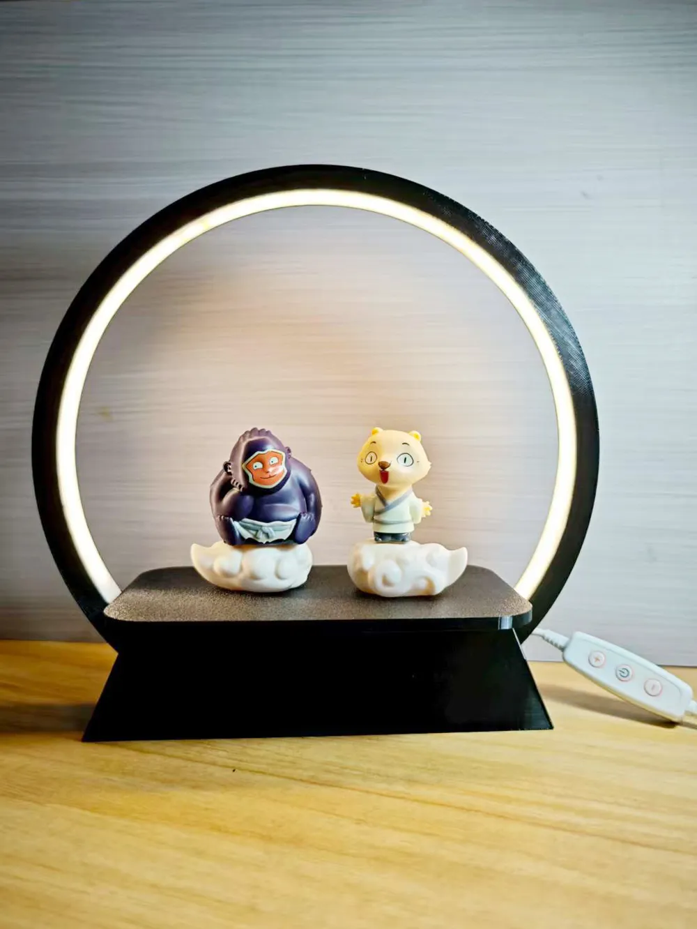 [Ultra-simple Assembly] Figure Display Table Lamp - Minimalist Doll ...