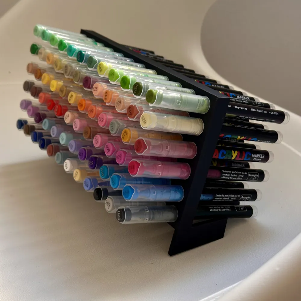 Guangna Acrylic Marker Organizer - Free 3D Print Model - MakerWorld