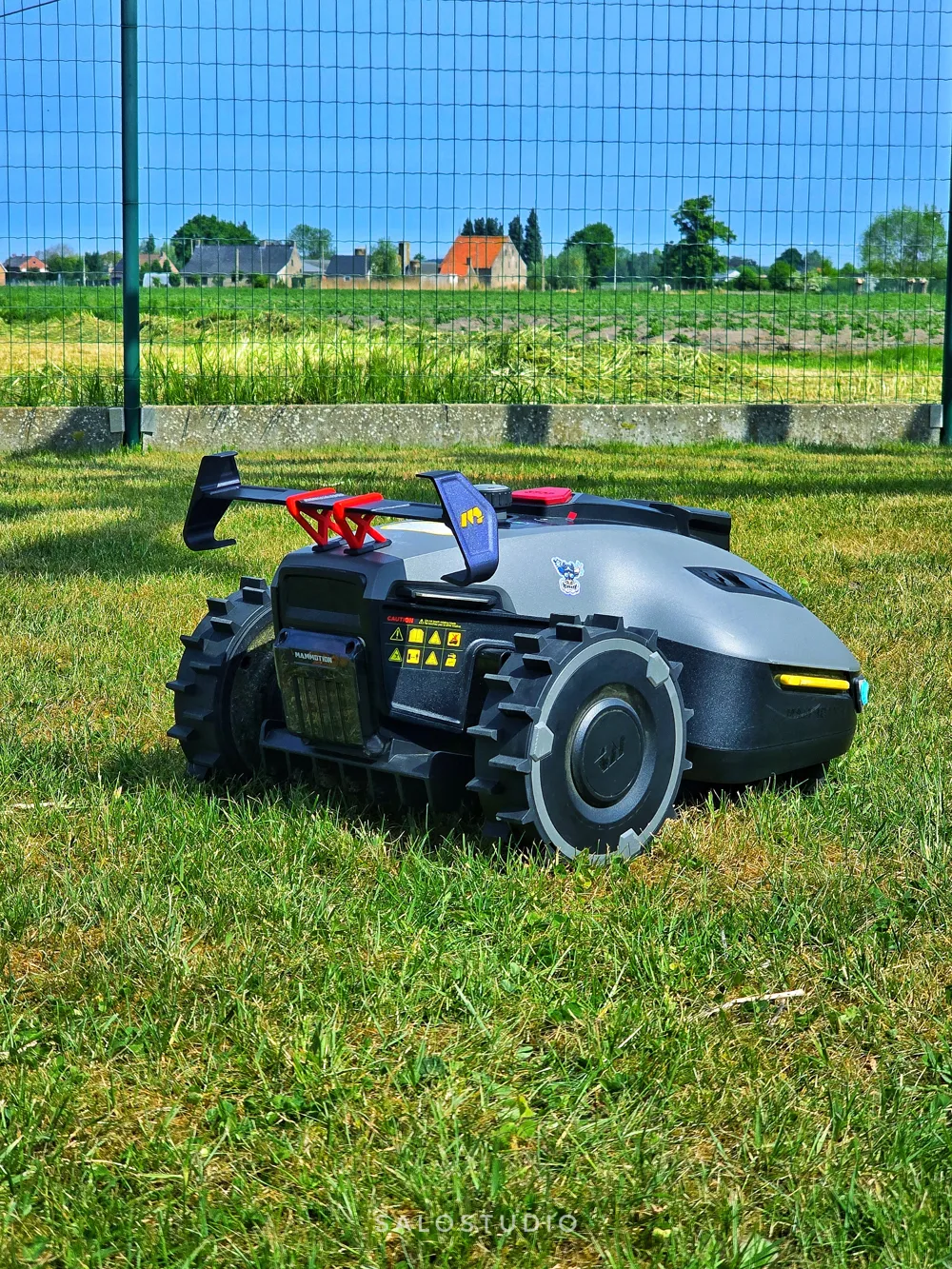 Spoiler YUKA MINI FOR LAWN MOWER ROBOT - Free 3D Print Model - MakerWorld