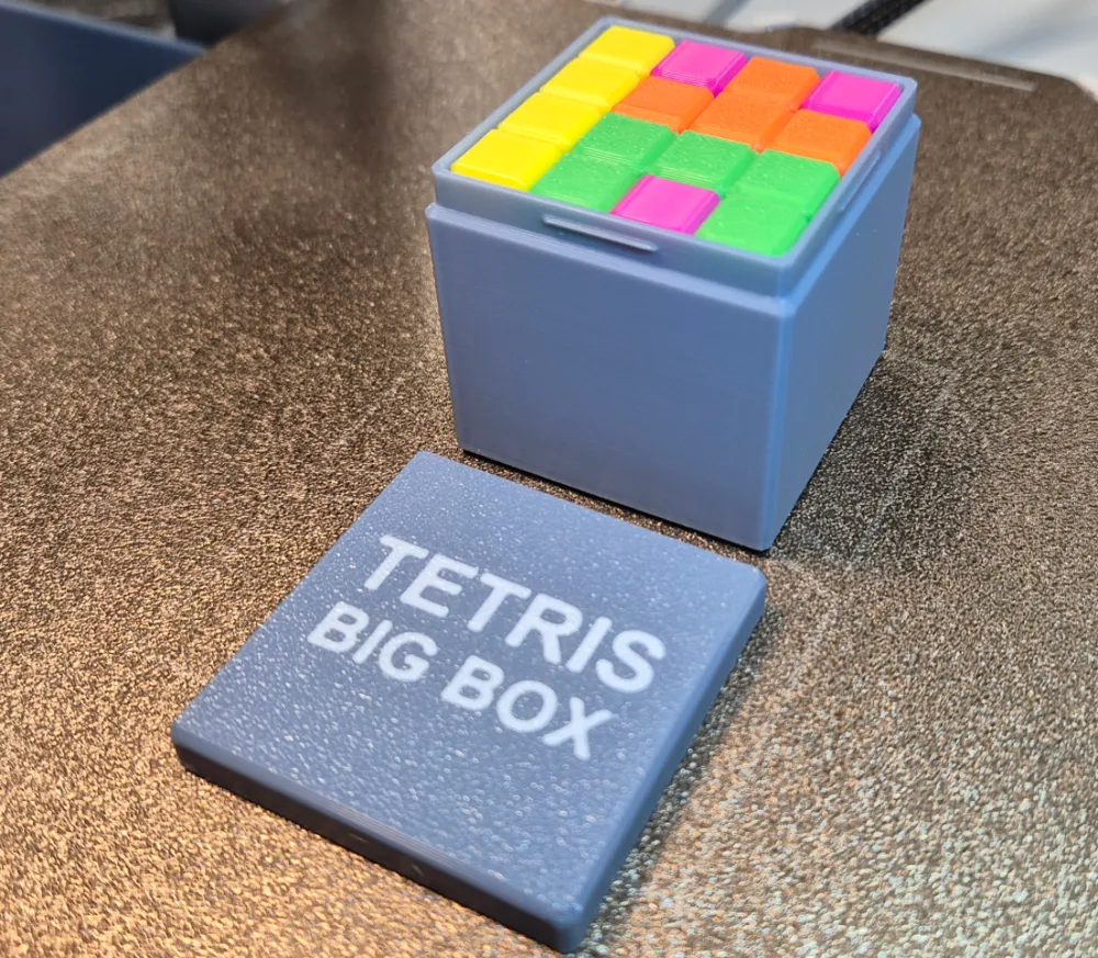 TETRIS BIG BOX - 3D printed puzzle by Dean_Menhennet MakerWorld ...