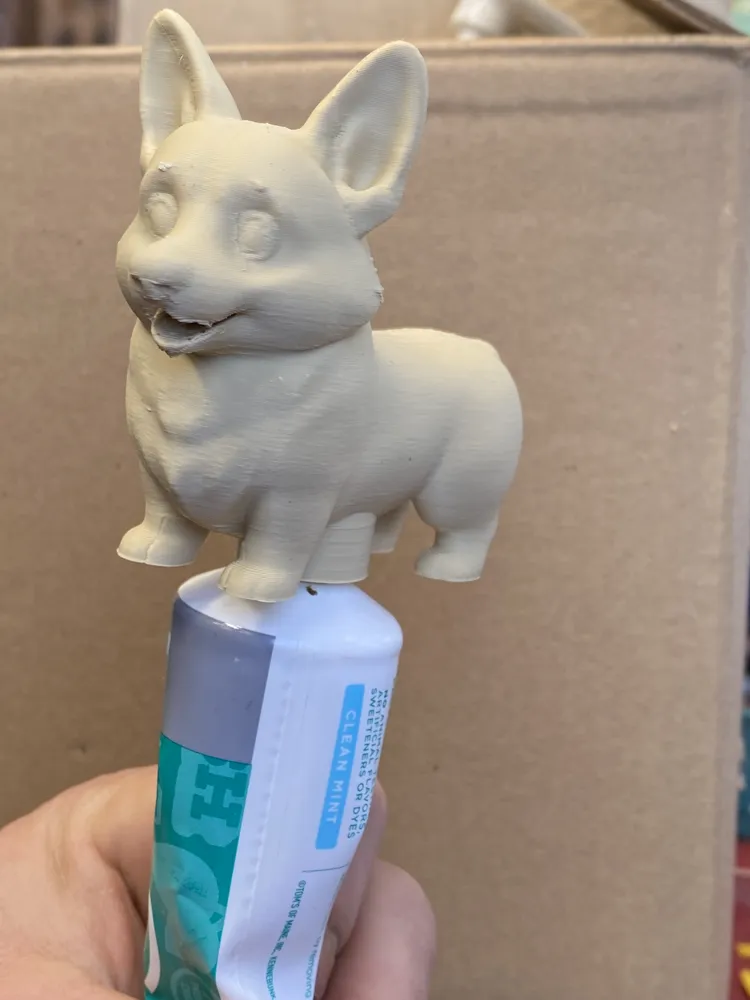 CORGI TOOTHPASTE CAP by StevieWander MakerWorld: Download Free 3D Models