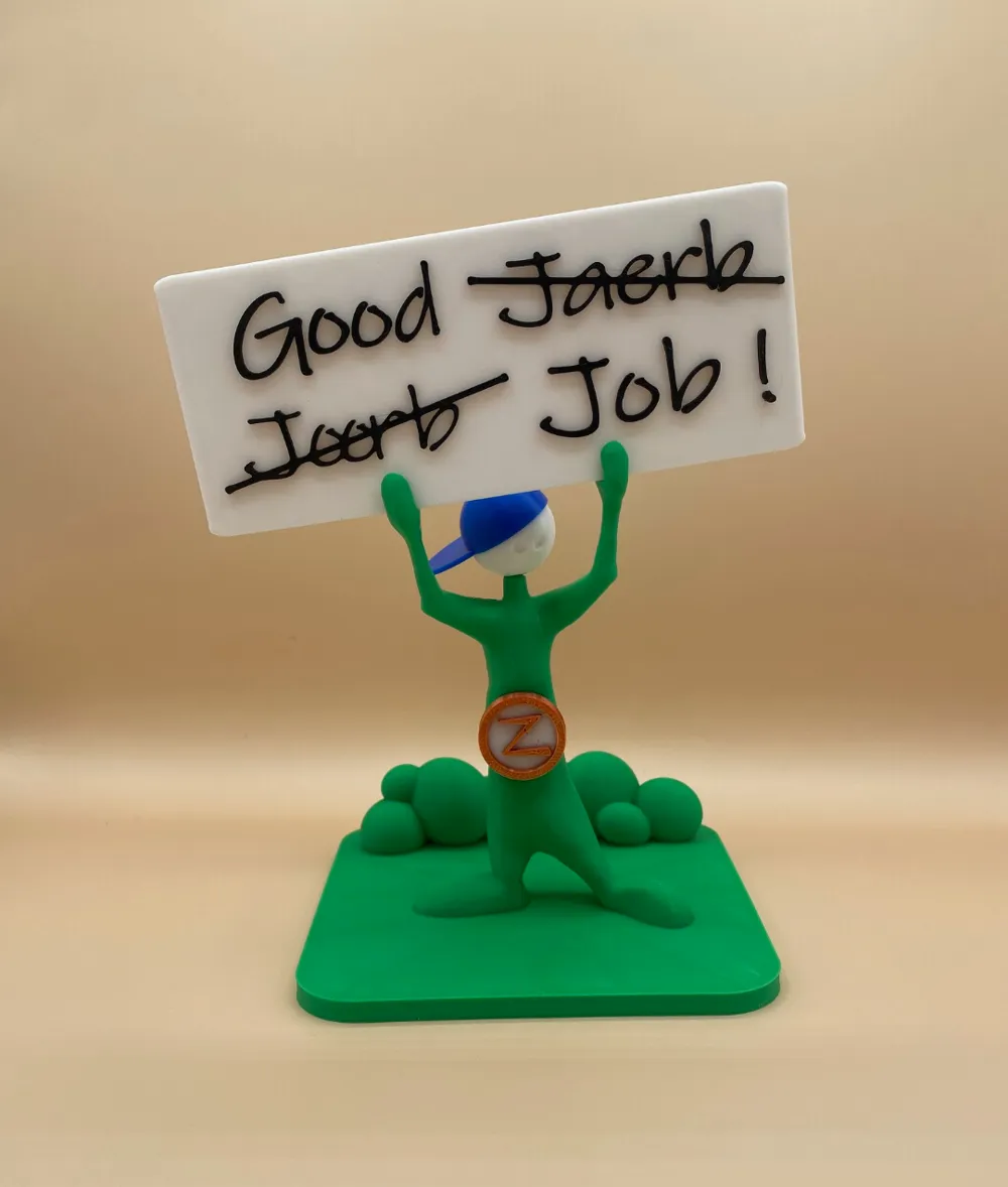 Coach Z Trophy - Good Jorb by ninjake - MakerWorld