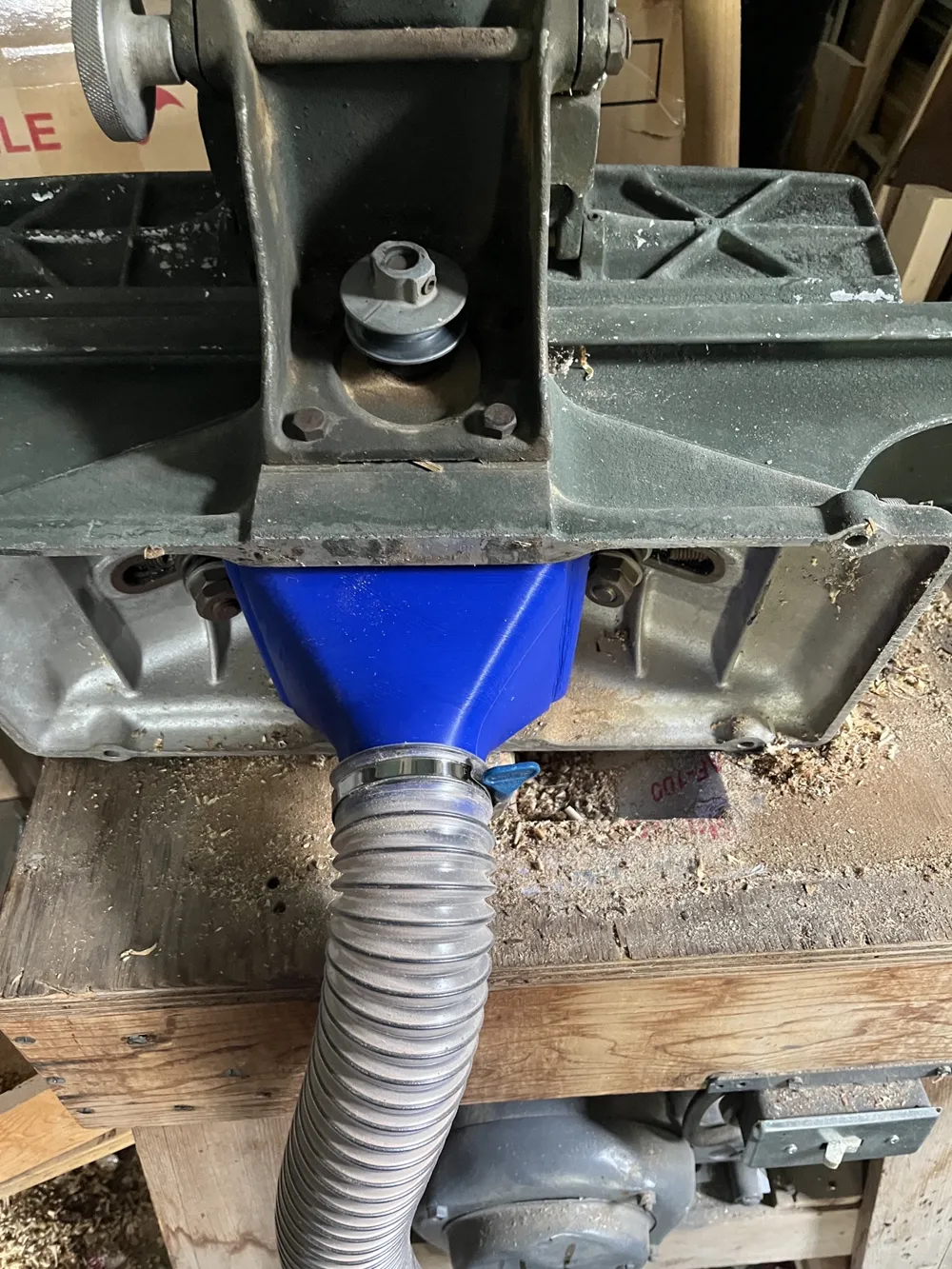 Dust Shroud for Vintage ShopMaster 6" Jointer by Dave H MakerWorld ...
