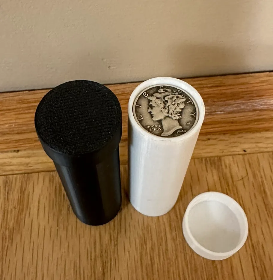 Dime tube 50 Count. Silver Dimes. - Free 3D Print Model - MakerWorld