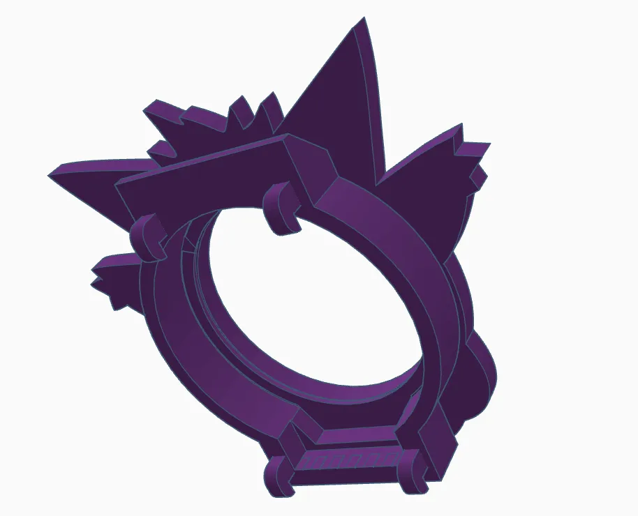 Gengar Display Cover for Panda Knomi Display by Rey MakerWorld ...