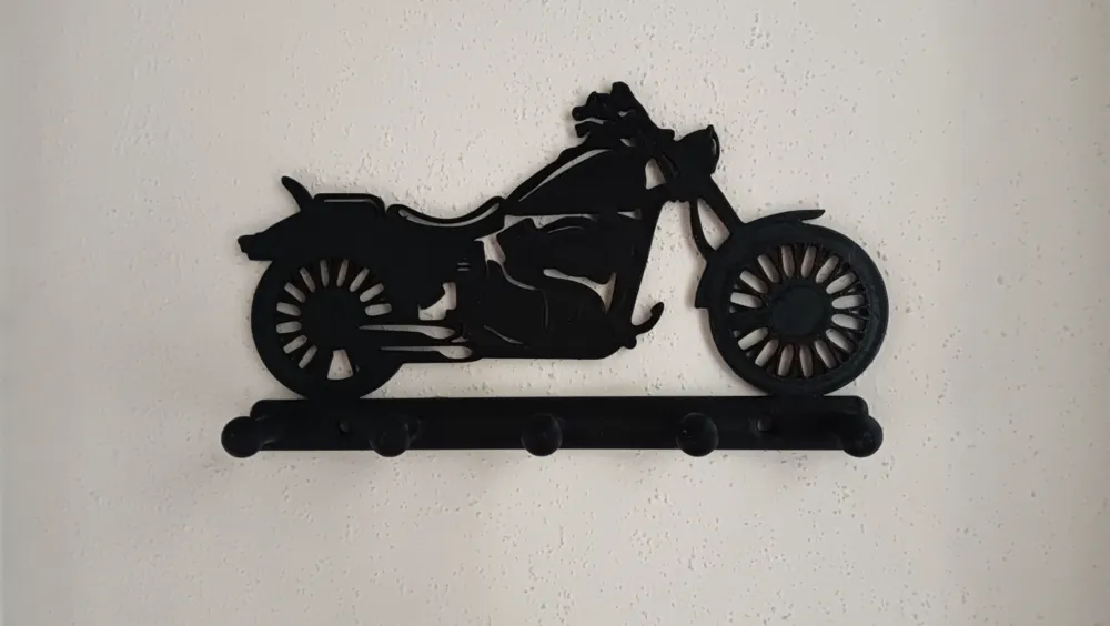 Harley Davidson Key rack Key hooks - Free 3D Print Model - MakerWorld