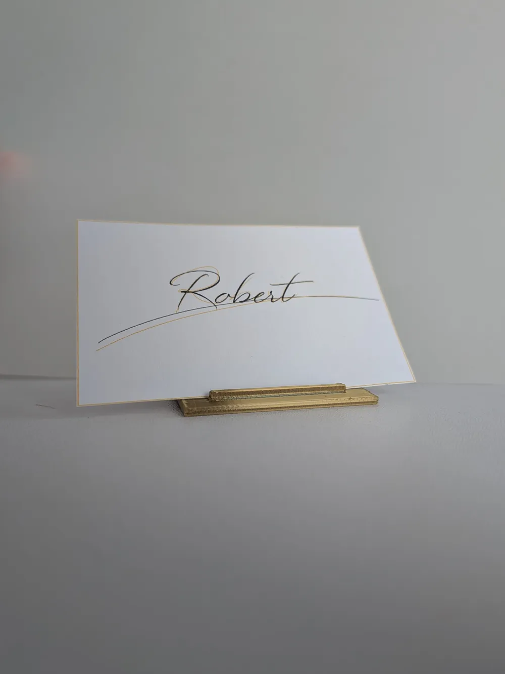 Elegant Wedding Card Holder | Name Card Stand - Free 3D Print Model ...