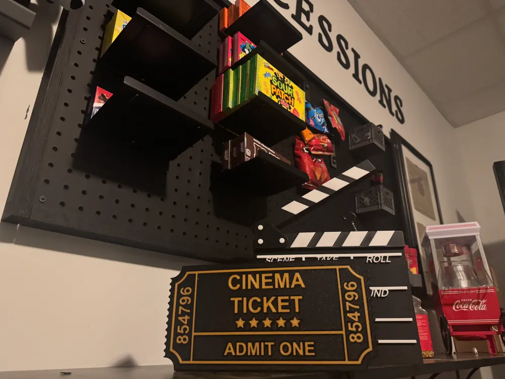 Cinema Ticket Light Box Theater / Movie Room Decor by Sandy Designs ...