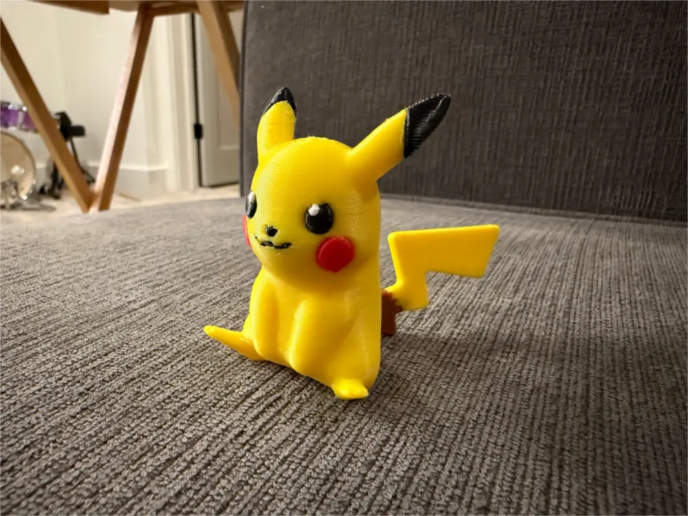 Pikachu Articulated Tail Print-In-Place No Support by ThreeLittleBirds ...