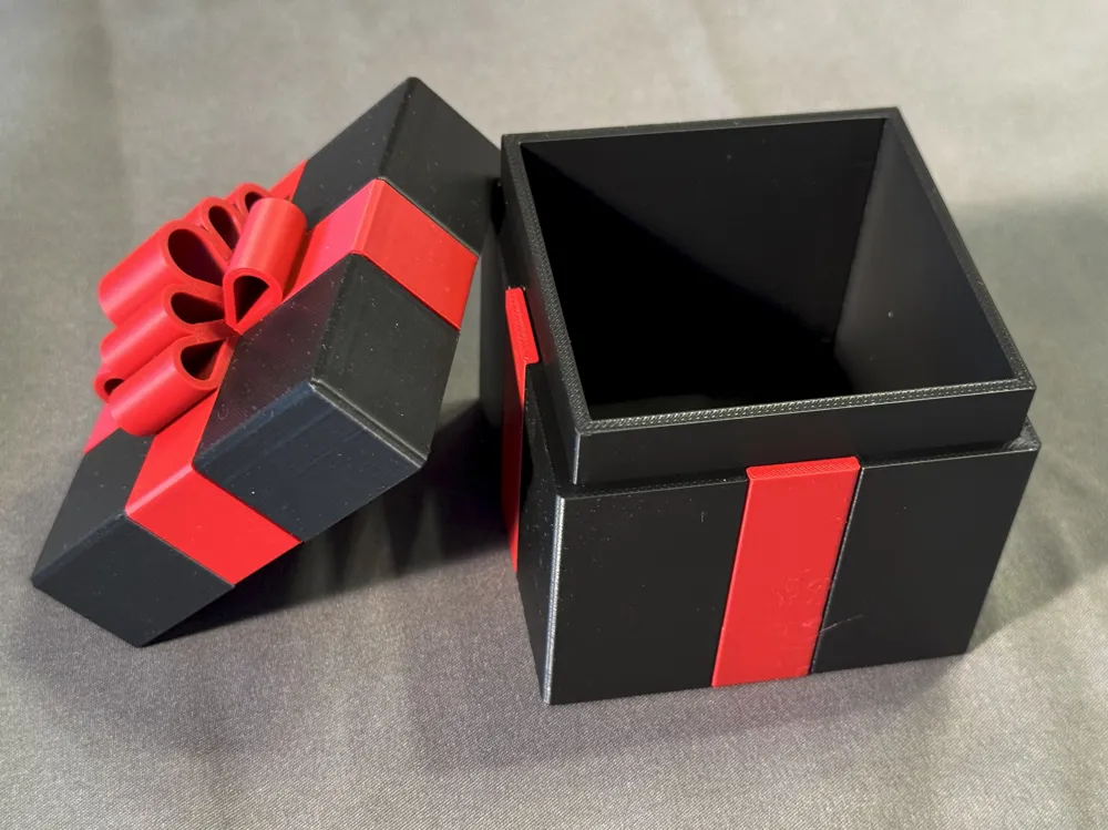 Gift Box - Multiple Sizes - No AMS - Free 3D Print Model - MakerWorld