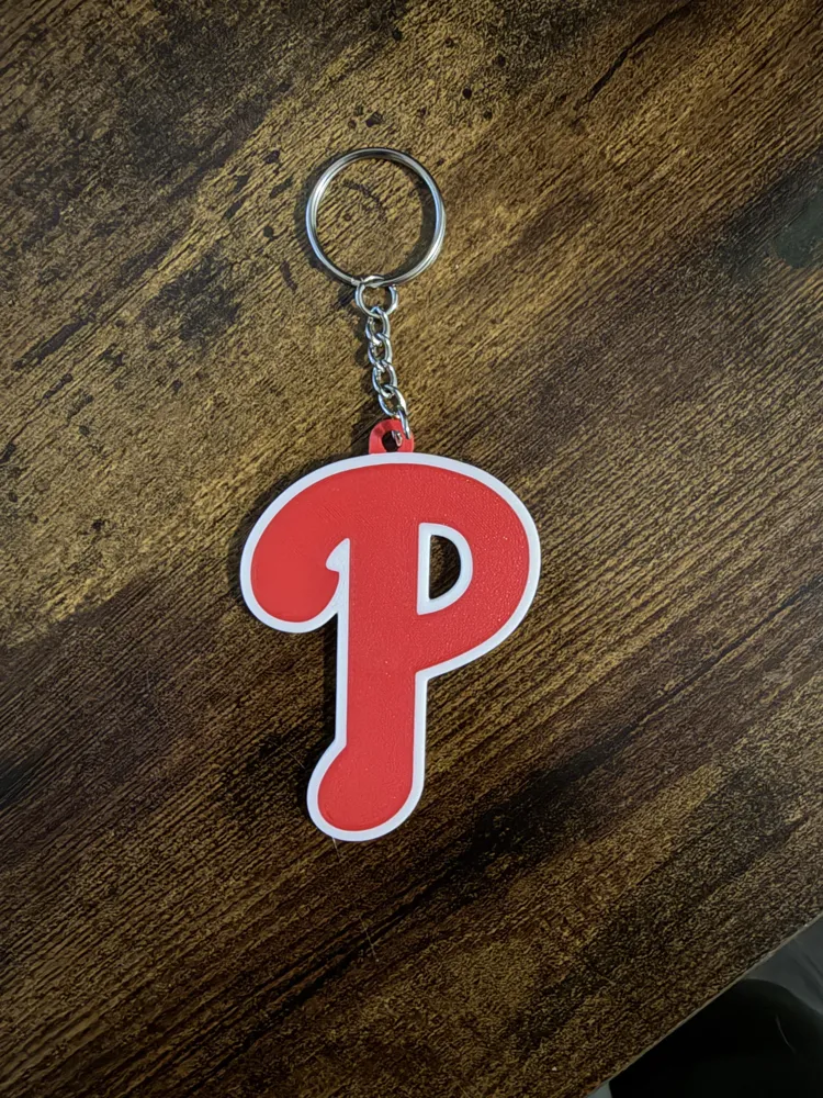 Philadelphia Phillies Keychain - Free 3D Print Model - MakerWorld