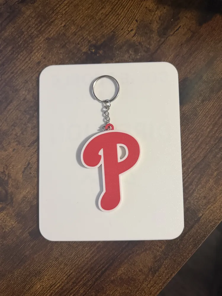 Philadelphia Phillies Keychain - Free 3D Print Model - MakerWorld