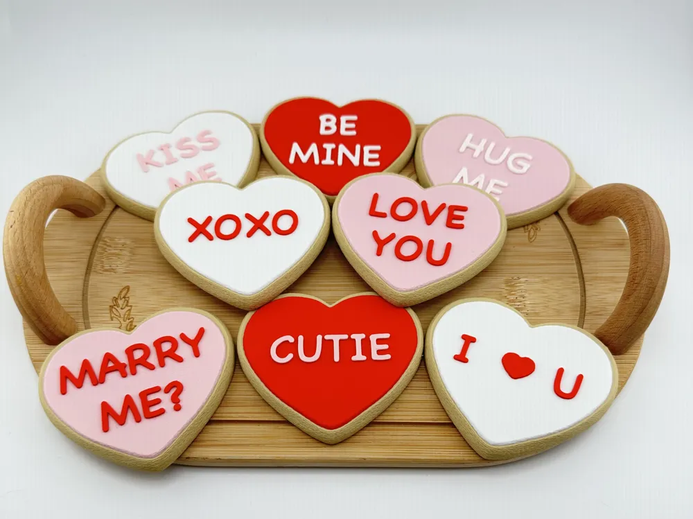 COOKIES! Valentines Variety Pack - Free 3D Print Model - MakerWorld