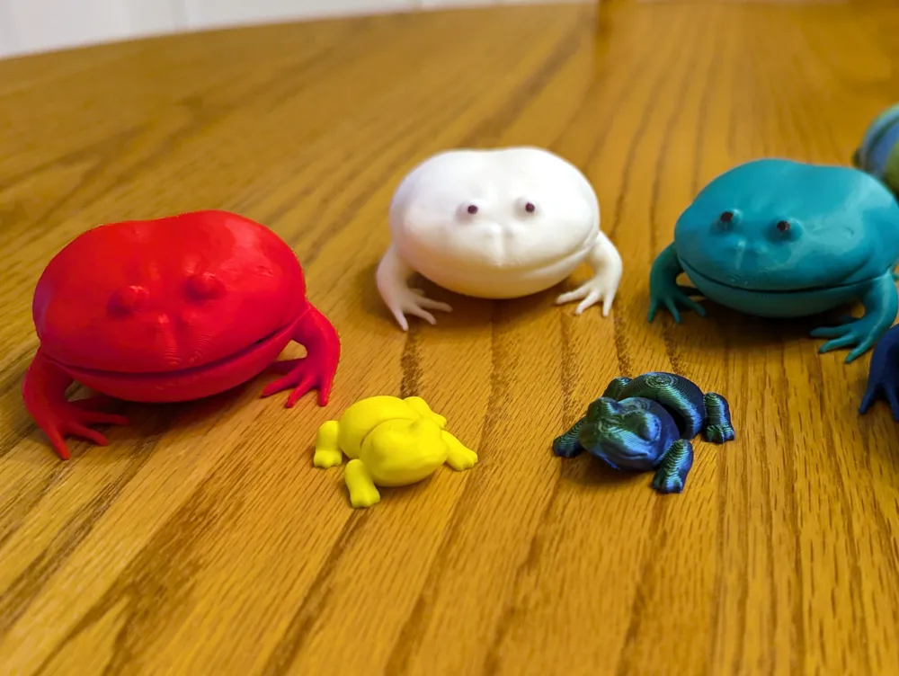 Flexi Frog Fidget in a Toad - Free 3D Print Model - MakerWorld