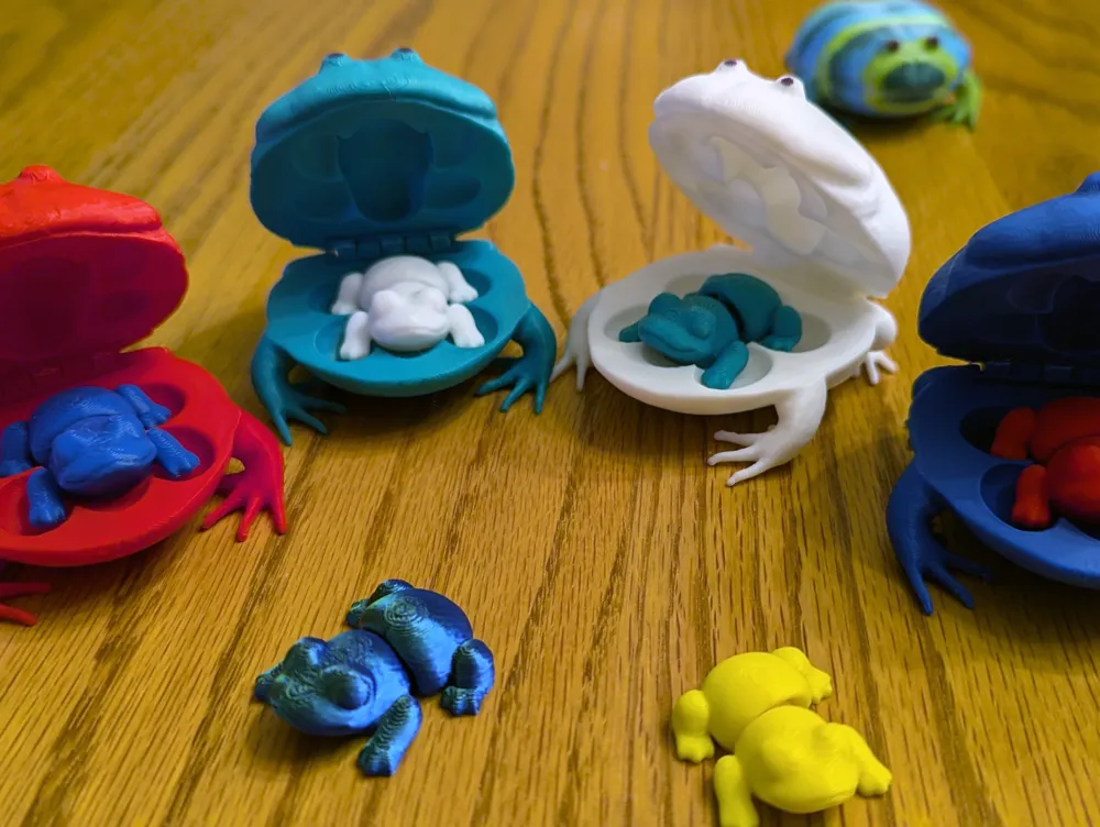 Flexi Frog Fidget in a Toad by scottg MakerWorld: Download Free 3D Models