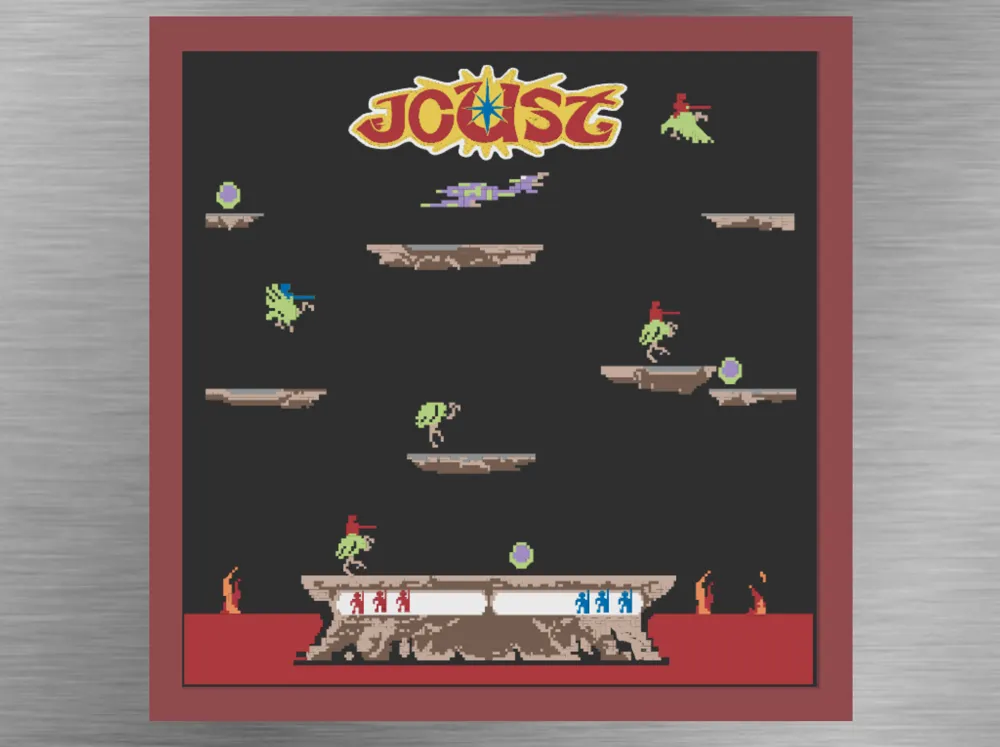 Joust Arcade -Game Space 140 x140 mm - Free 3D Print Model - MakerWorld