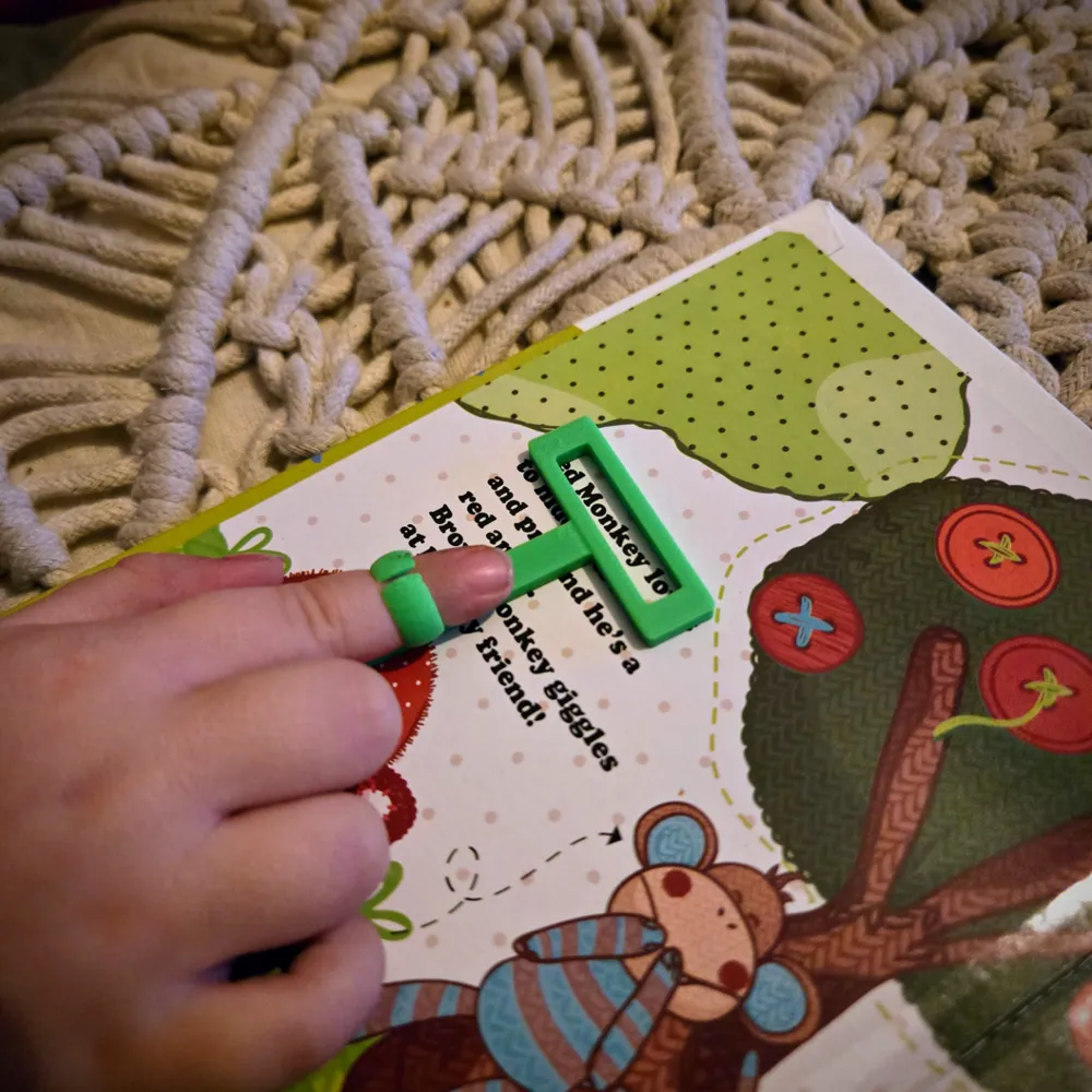 Finger Highlighter - Child's Learn to Read Tool by ChopperOriginals ...