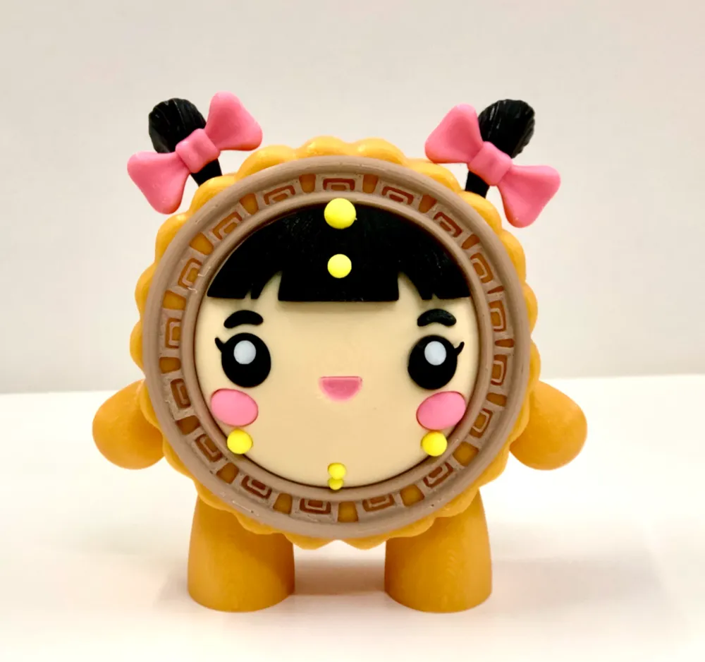 Adorable Cartoon Mooncake Girl Mooncake Family Cute Mooncake Gift Box ...