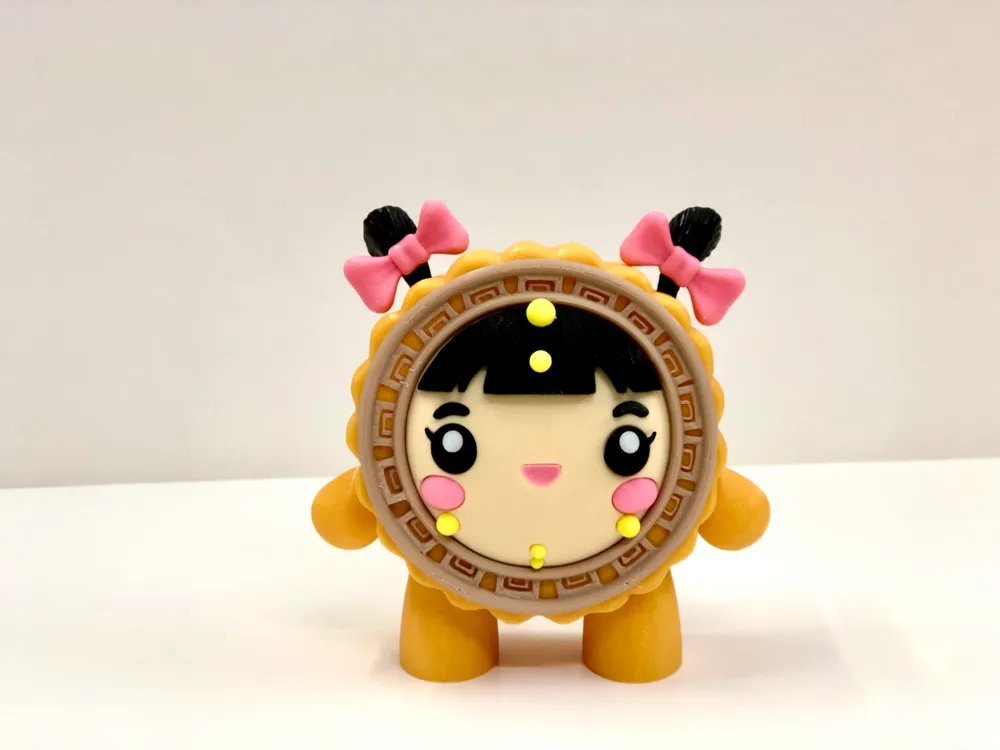 Adorable Cartoon Mooncake Girl Mooncake Family Cute Mooncake Gift Box ...