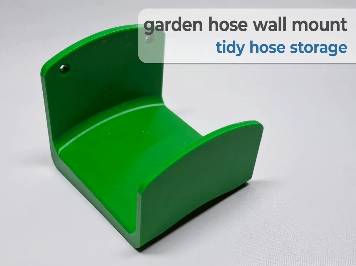 Garden Hose Wall Mount - Free 3D Print Model - MakerWorld