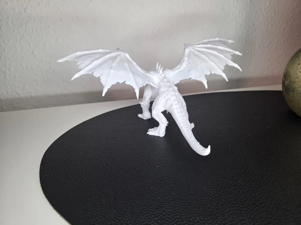 The Shadow Dragon – Detailed Fantasy Figure - Free 3D Print Model ...