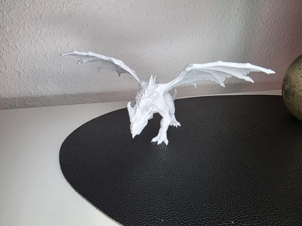 The Shadow Dragon – Detailed Fantasy Figure - Free 3D Print Model ...