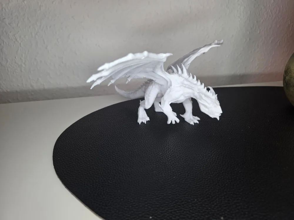 The Shadow Dragon – Detailed Fantasy Figure - Free 3D Print Model ...