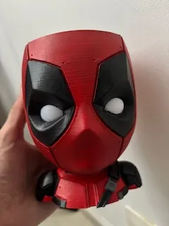 Marvel - Deadpool planter pot single color - Free 3D Print Model ...
