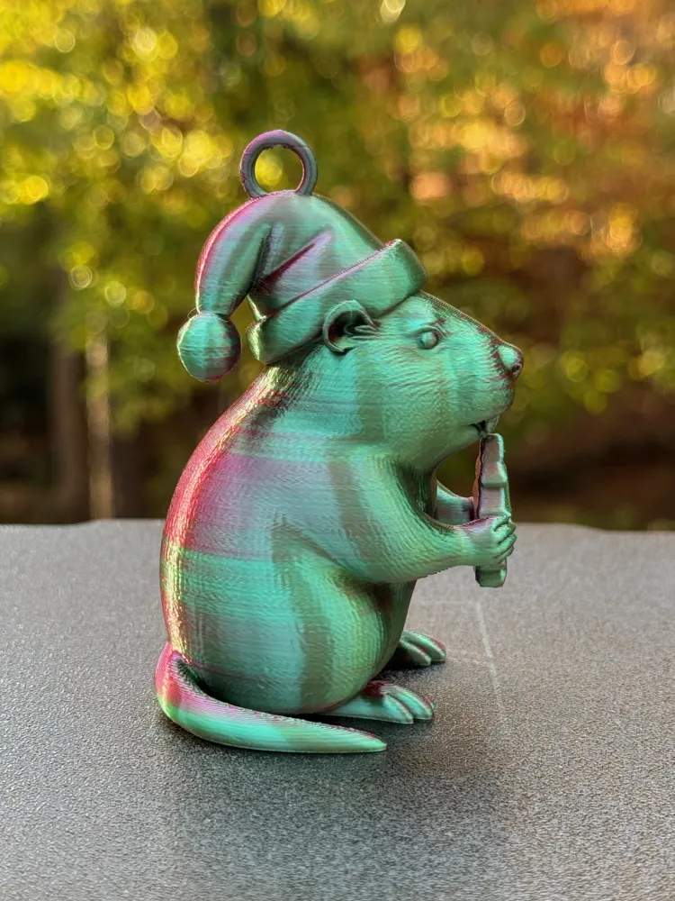 Norbert the Christmas Nutria by hickoryholler MakerWorld: Download Free ...