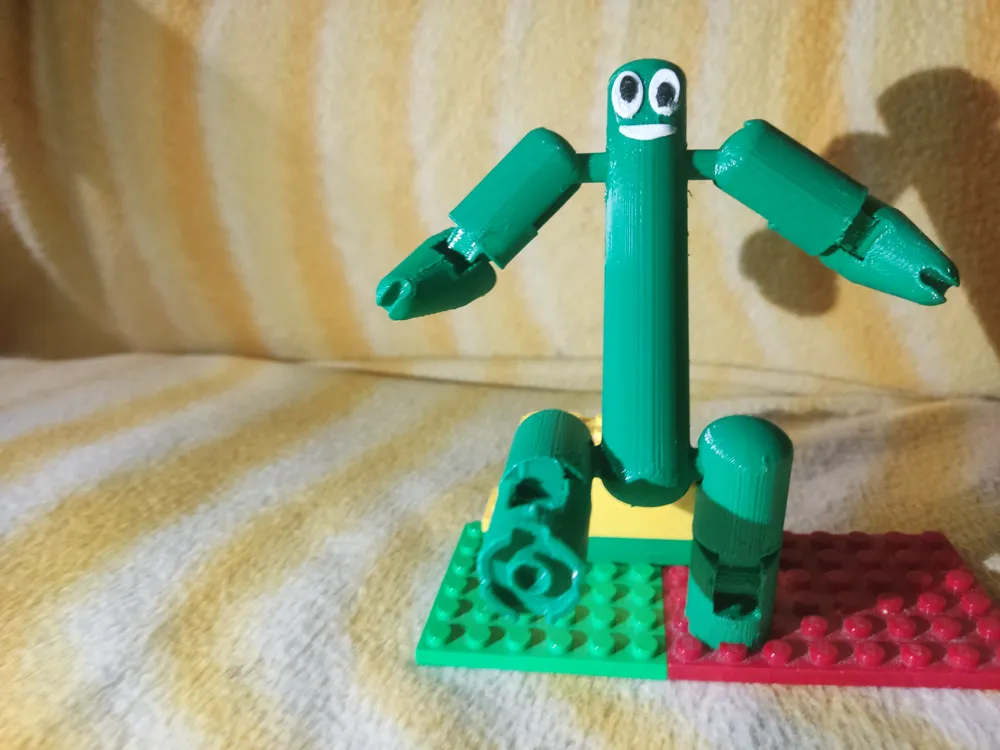 Rainbow friends Green ( brick ) by Kryzbar - MakerWorld