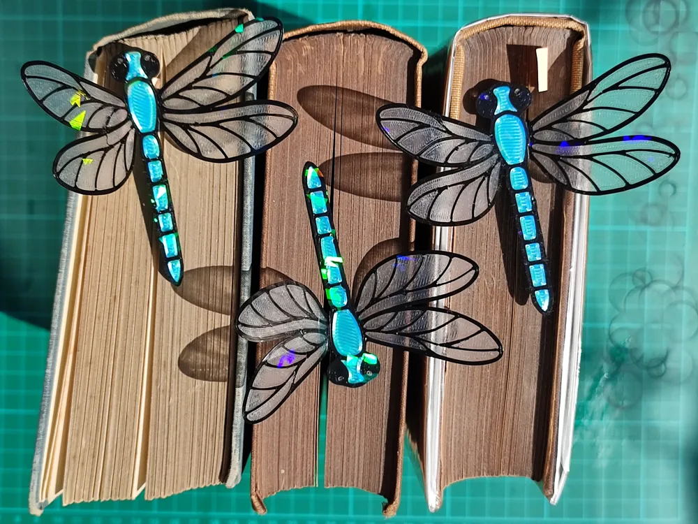 Dragonfly Bookmark by AP3X Design MakerWorld: Download Free 3D Models