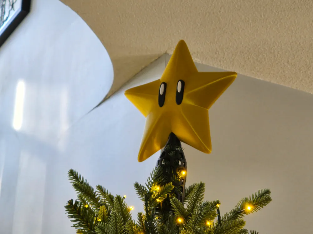 2025 Edition: A1 Mini Mario 64 Star Christmas Tree by nweishar - MakerWorld